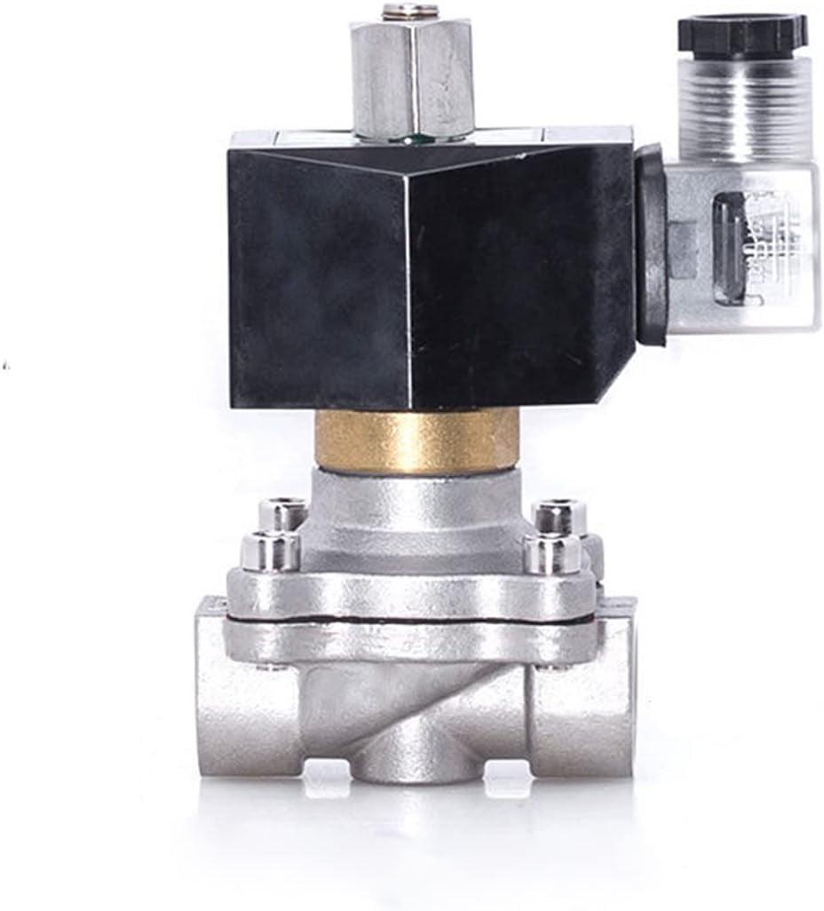 3/4" Stainless Steel Solenoid Valve Waterproof Normally Open Solenoid Valve With LED Power ...