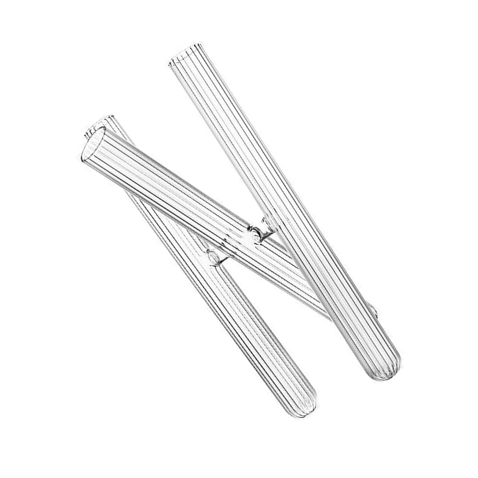 3/4 Striped Glass Test Tube Vases for Elegant Flower Display Desktop ...