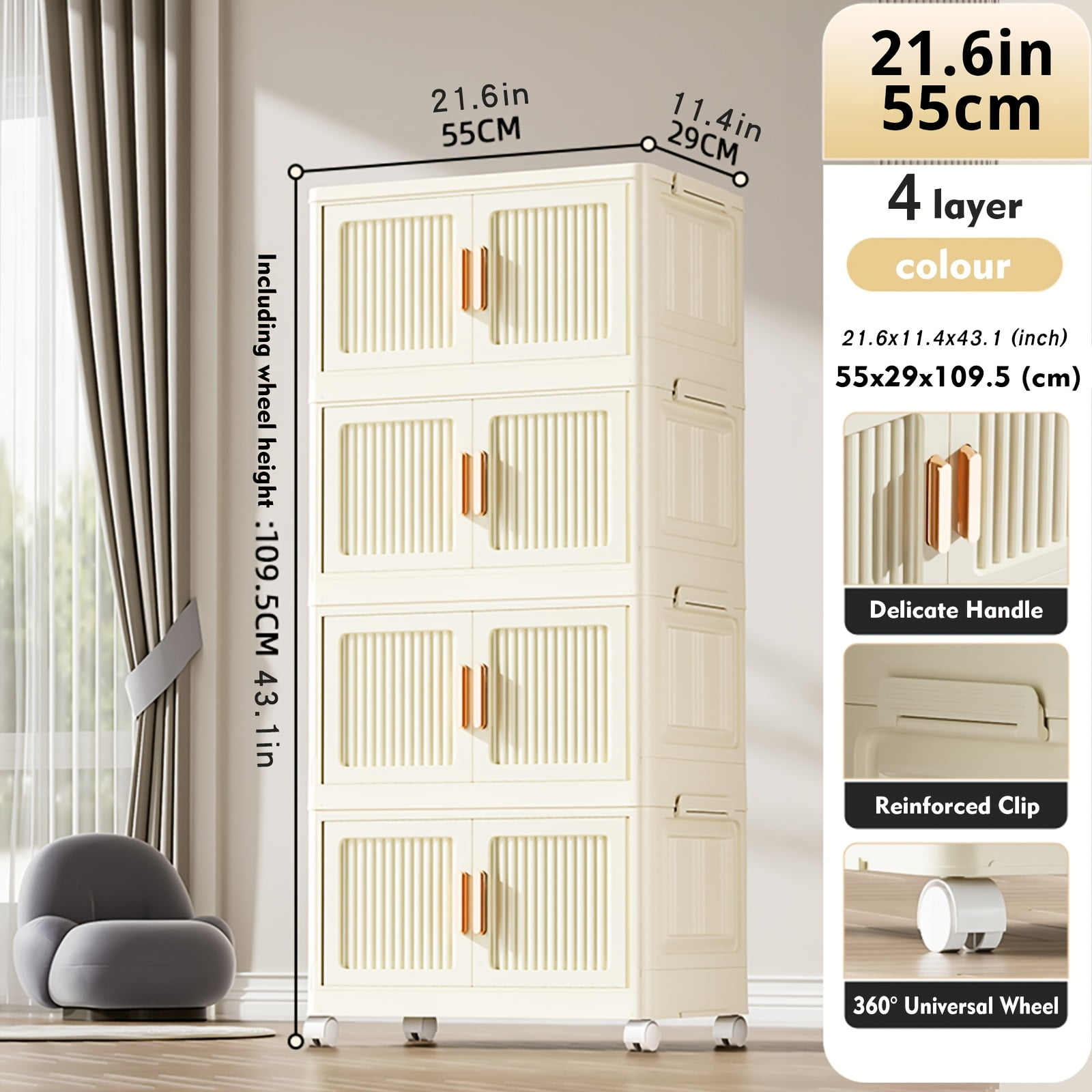 3/4 Tier Large Storage Box With Lid Storage Box, Storage Box With ...