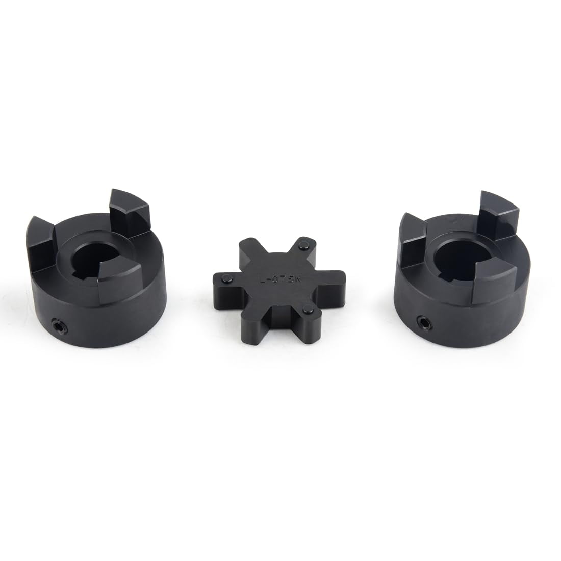 3/4" To 3/4" L095 3-Piece L-Jaw Coupling Set with Buna-N NBR Rubber ...