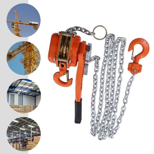 3/4-Ton Chain Hoist Chain Ratchet Lever Block Chain Hoist Lift Puller ...