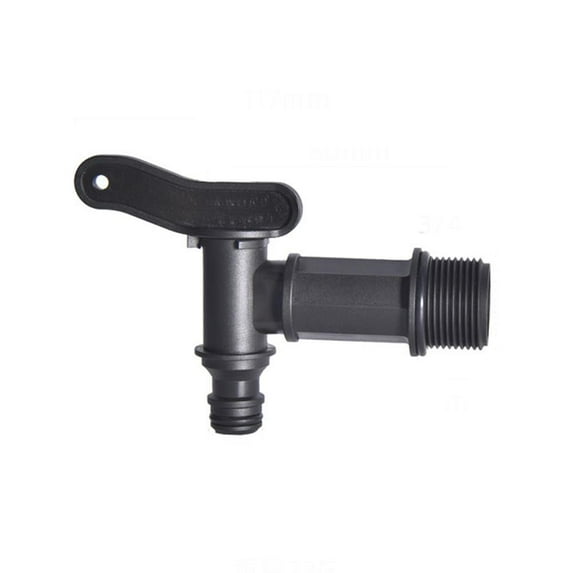 3/4" Water Butt Tap Replacement Taps with Nut, Plastic Snap-Fit Water ...