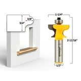 3/4" Window Sill Router Bit - 1/2" Shank - Yonico 18142 - Walmart.com
