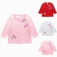 3-4 Years Unisex Boys Girls Button Cardigan Sweaters Long Sleeve Crew ...