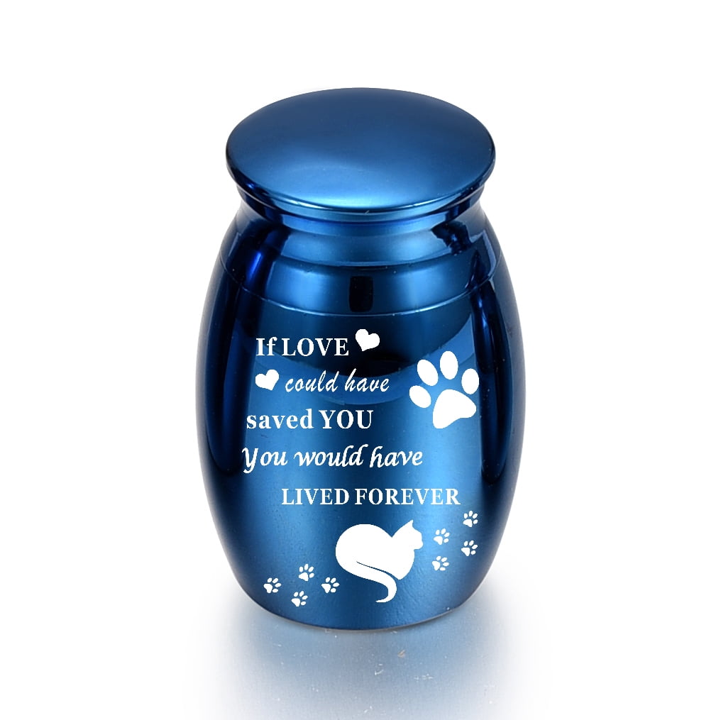 3*4 cm Small Cremation Keepsake Urn for Cat Ashes Miniature Memorial ...
