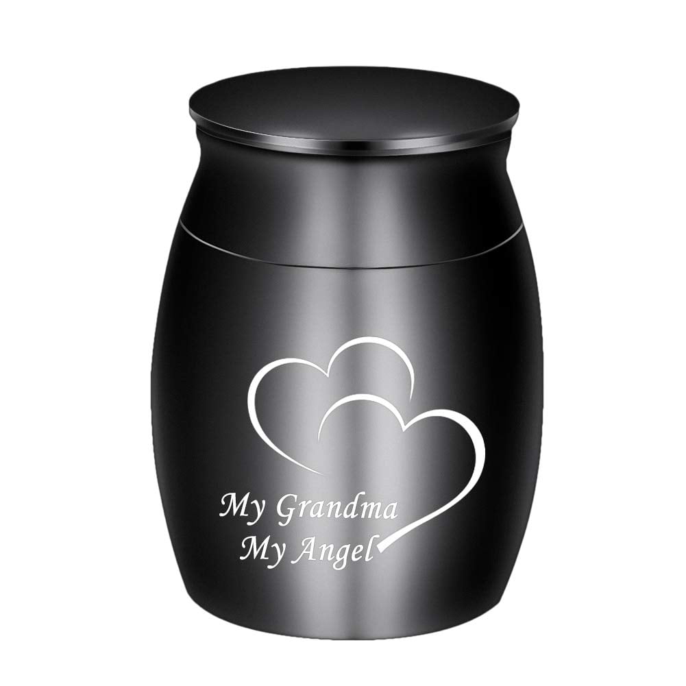 3*4 cm Small Cremation Keepsake Urn for Human Ashes Miniature Memorial Urn for Memorial Grandma ...