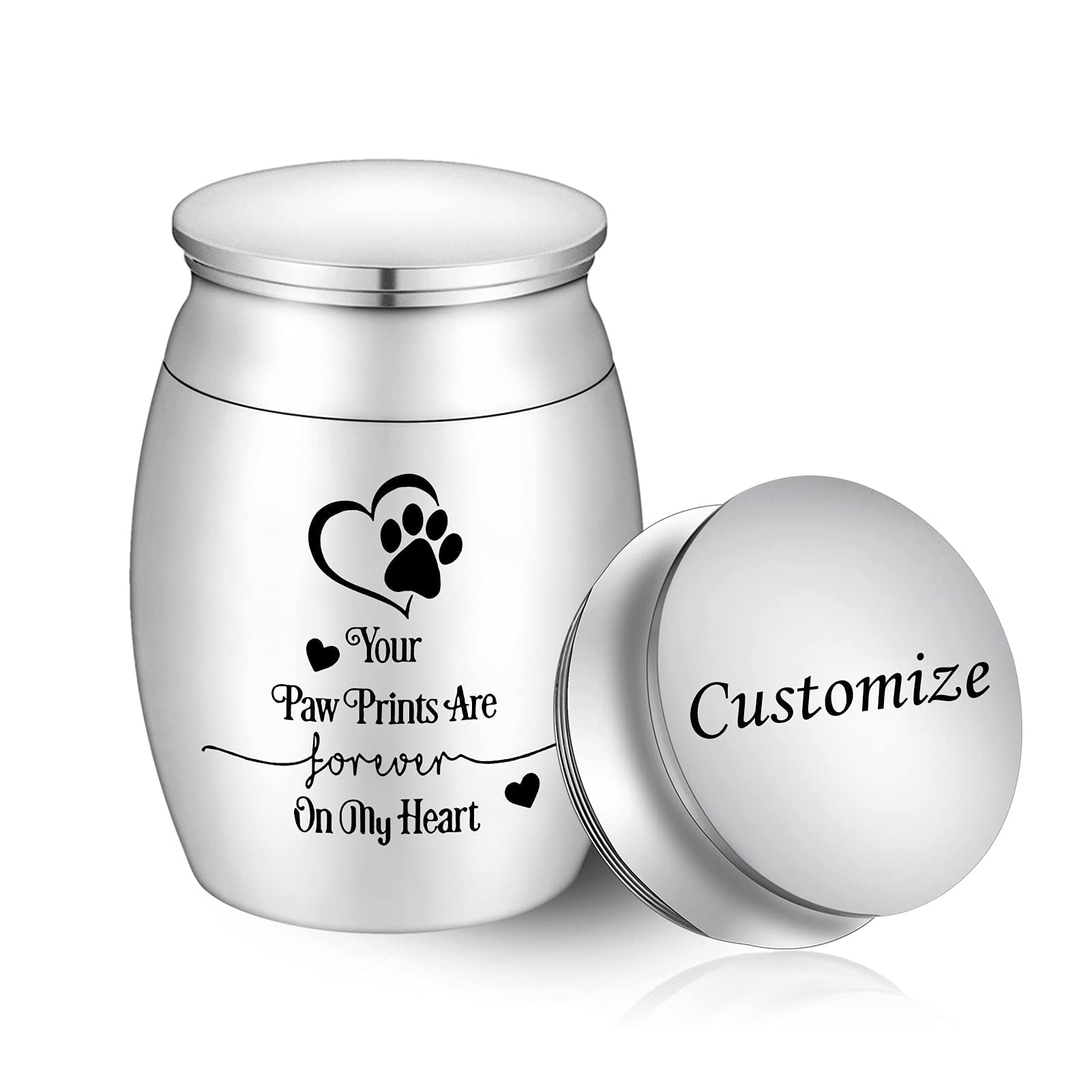 3*4 cm Small Pet Cremation Keepsake Urn for Ashes Holder Miniature ...