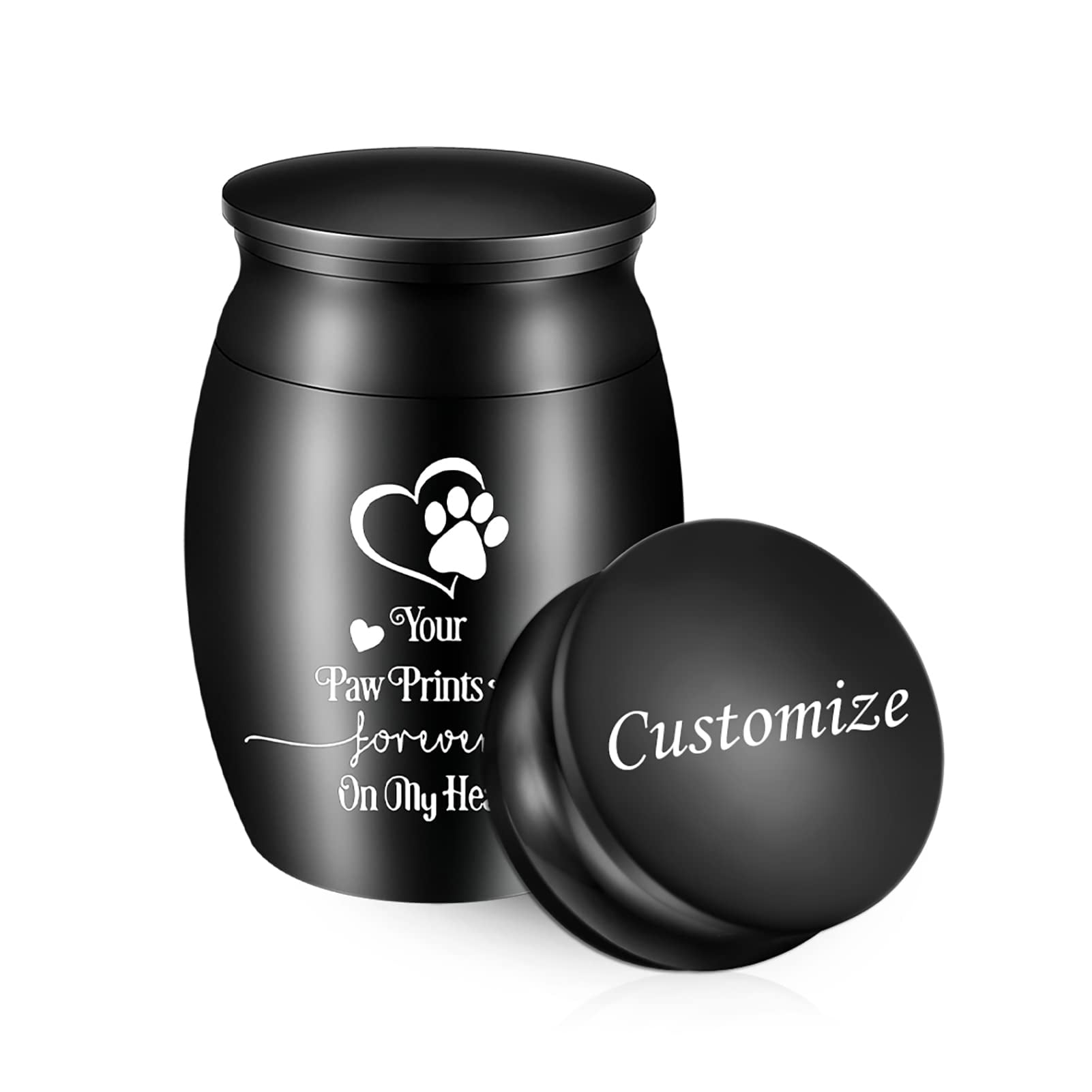 3*4 cm Small Pet Cremation Keepsake Urn for Ashes Holder Miniature ...