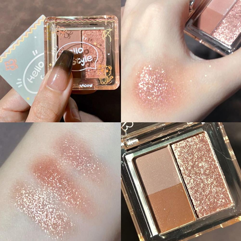 3/4 color eyeshadow tray Eyeshadow tray Earth Pearl matte female 5g ым ...