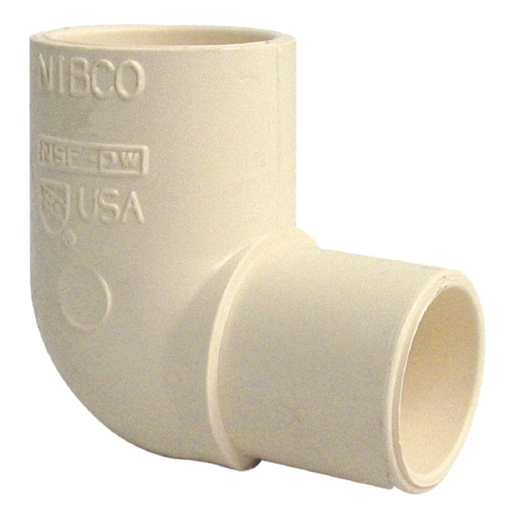 3/4 in. CPVC-CTS 90-Degree Spigot x Slip Street Elbow Fitting - Walmart.com