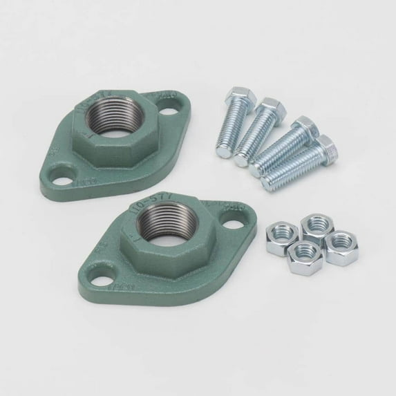 3/4 in. Cast Iron Pump Flanges (2-Pack) - Walmart.com