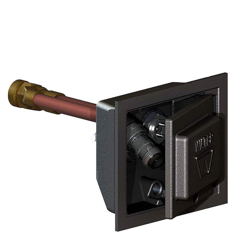 3/4 in. Female SWT x 4 in. Freezeless Anodized Aluminum Box Wall ...