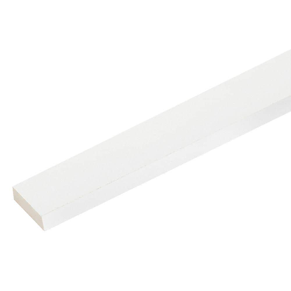 3/4 in. x 2-1/2 in. x 8 ft. White PVC Trim (9-Pack) - Walmart.com