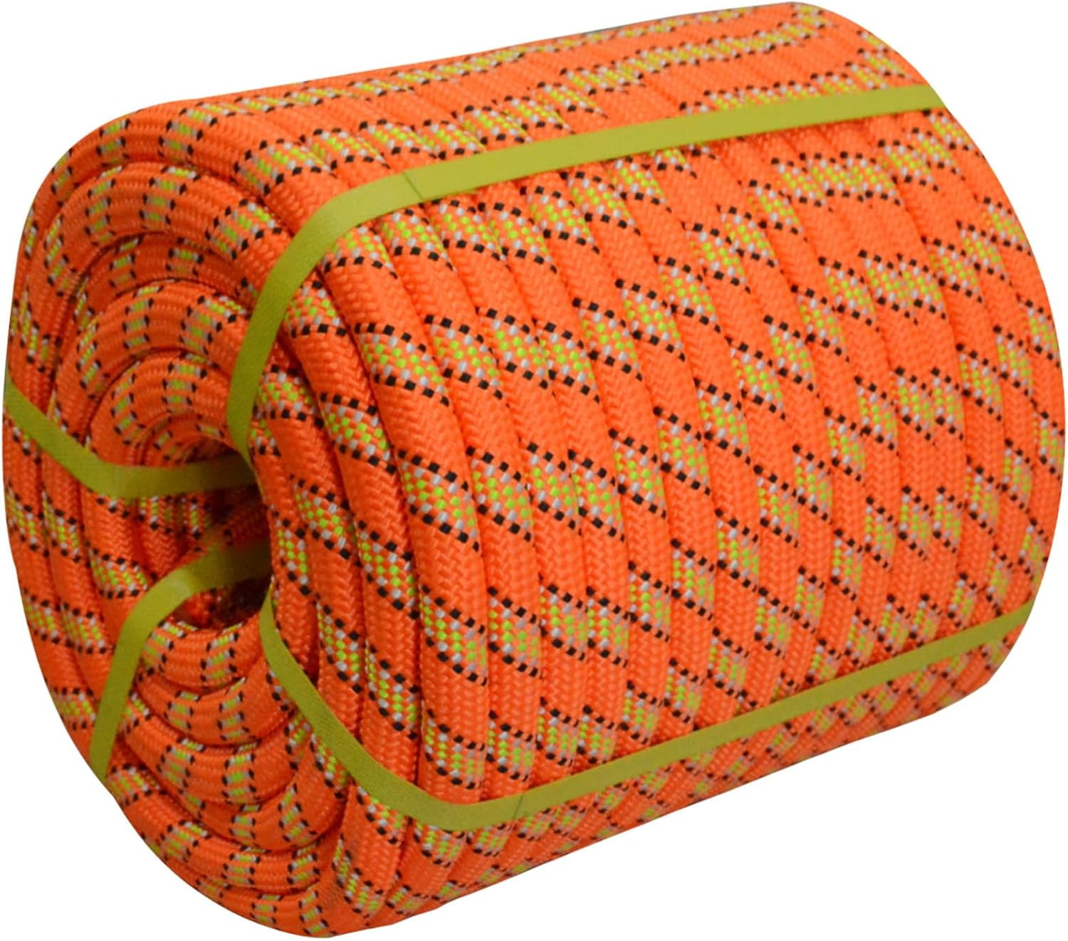 3/4 in x 50 ft Double Braid Polyester Arborist Rigging Rope, 72 Strands ...