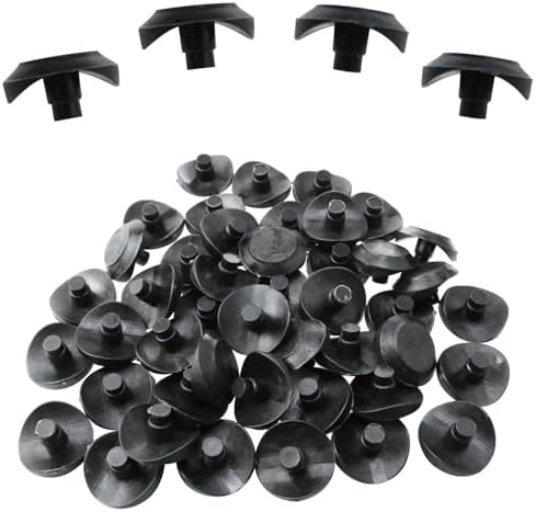 3/4 inch Nylon Stem Bumper Patio Swivel Chair Furniture Slider Rubber ...