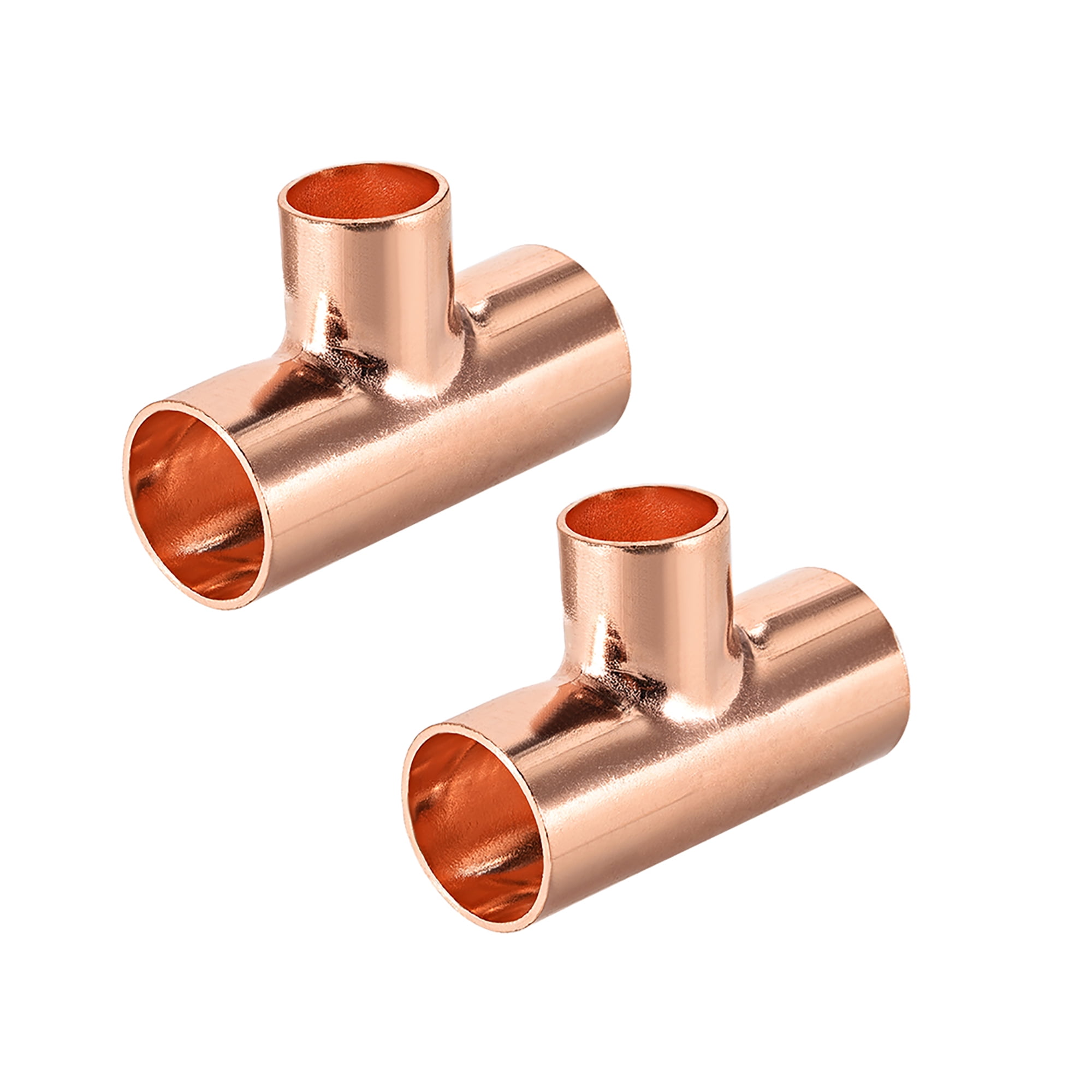 3/4-inch x 1-inch Copper Reducing Tee Copper Pressure Pipe Fitting for ...