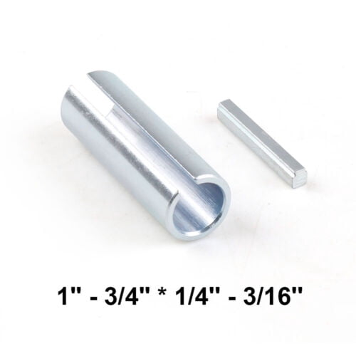 3/4" to 1" inch w/Step Key Gas Engine Pulley Crank Shaft Sleeve Adapter ...