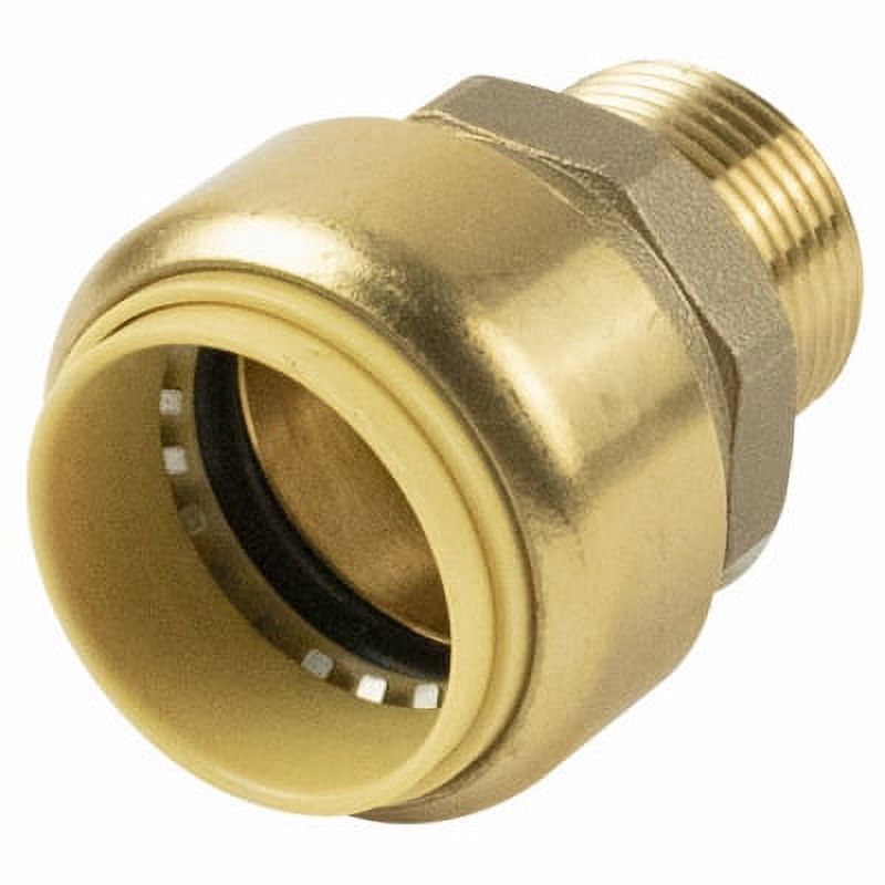 3/4" x 1" Copper x Male Push On Adapter Includes Insert For Pex Piping ...