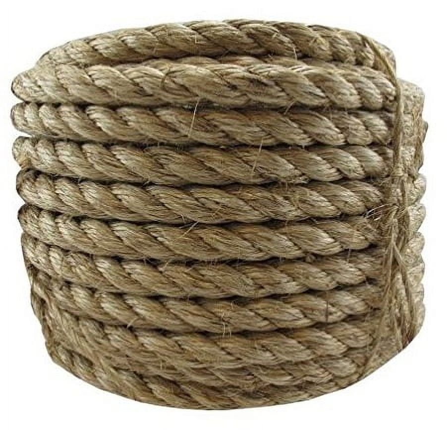 3/4” x 100’ Coil of Treated Manila Rope Rushazzled - Walmart.com