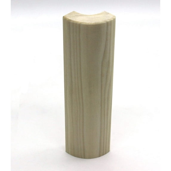3/4" x 2 1/4" x 8" Poplar (Paint Grade) Hardwood Outside Radius Corner ...