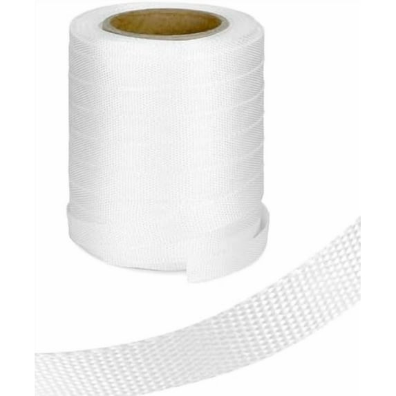 3/4" x 250' Woven Cord Strapping Roll, Heavy Duty Poly Packaging Strapping, 2400 lb Strong Break ...