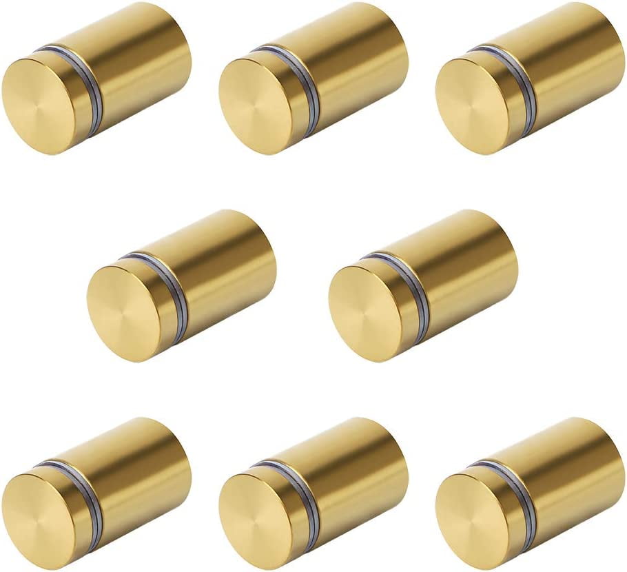 3/4"x1" Sign Standoff Screws,Wall Mount Glass Standoff Advertising Nail ...