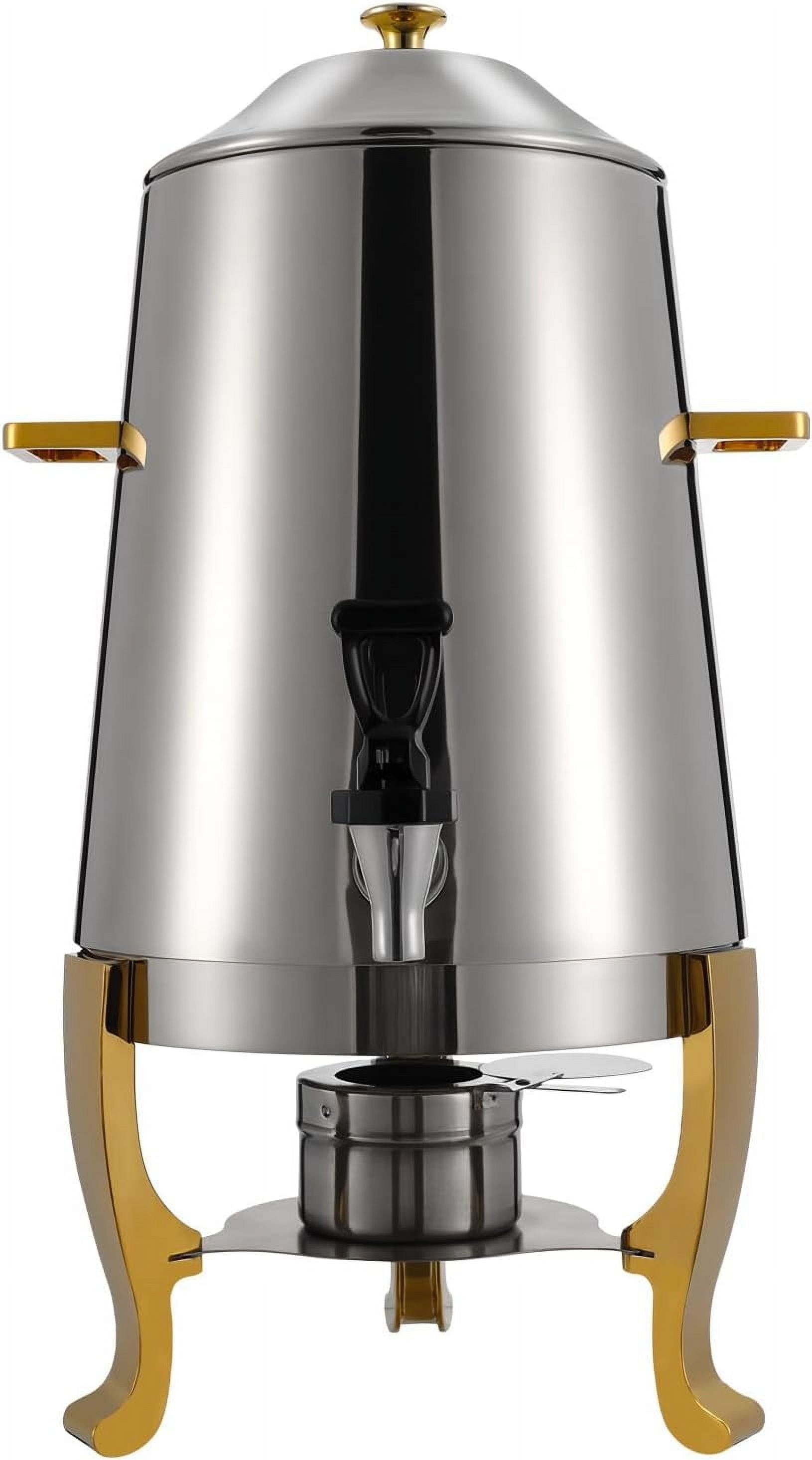 3.43Gallon Stainless Steel Hot Beverage Dispenser,Coffee Chafer Urn ...