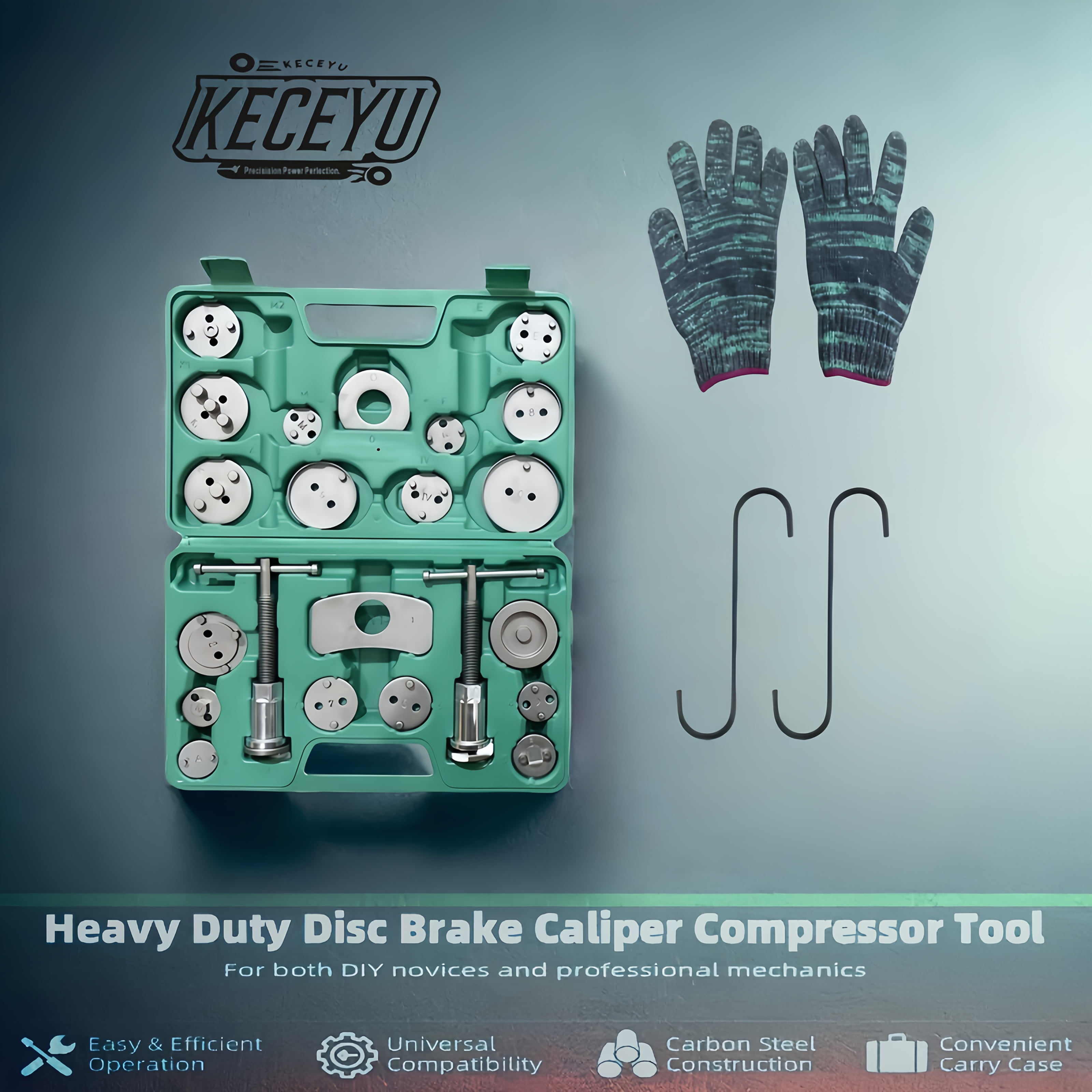 3-46pcs Brake Caliper Wind Back Tool Kit - Multi-Function Brake Pump ...
