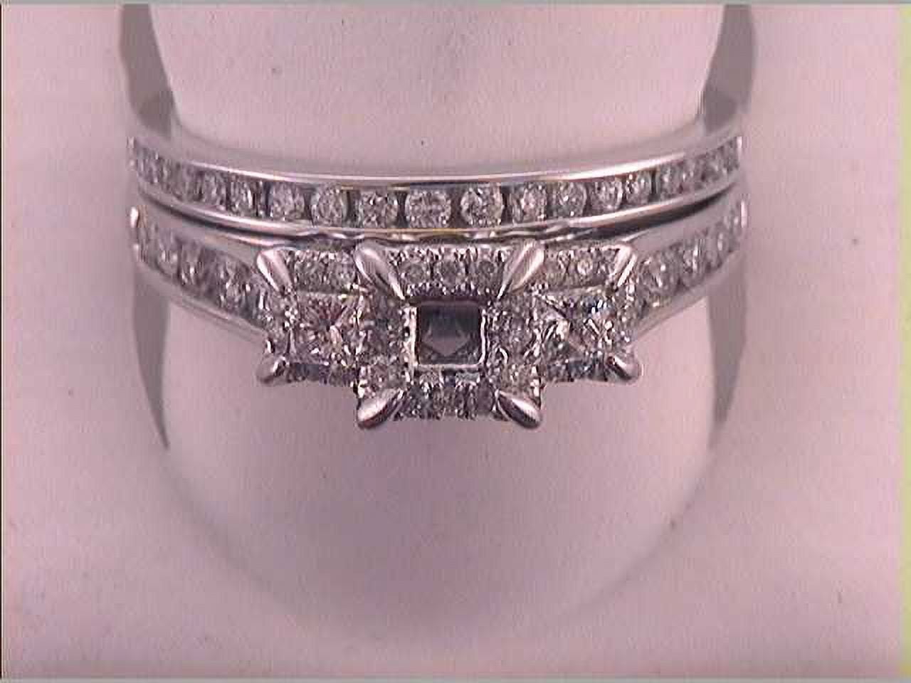 3/4CT-DIA SEMI-MOUNT BRIDAL SET - Walmart.com