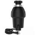 3/4HP Food Waste Disposer with Air Switch, 4-Stage Grinding 3500 RPM ...