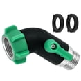 3/4Inch Full Flows Garden Hose Valves Stainless Steel Water Pipe Stop ...