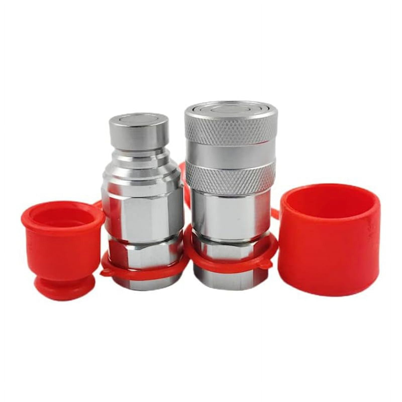 3/4Inch NPT Skid Steer Flat Face Hydraulic Quick Connect Couplers ...