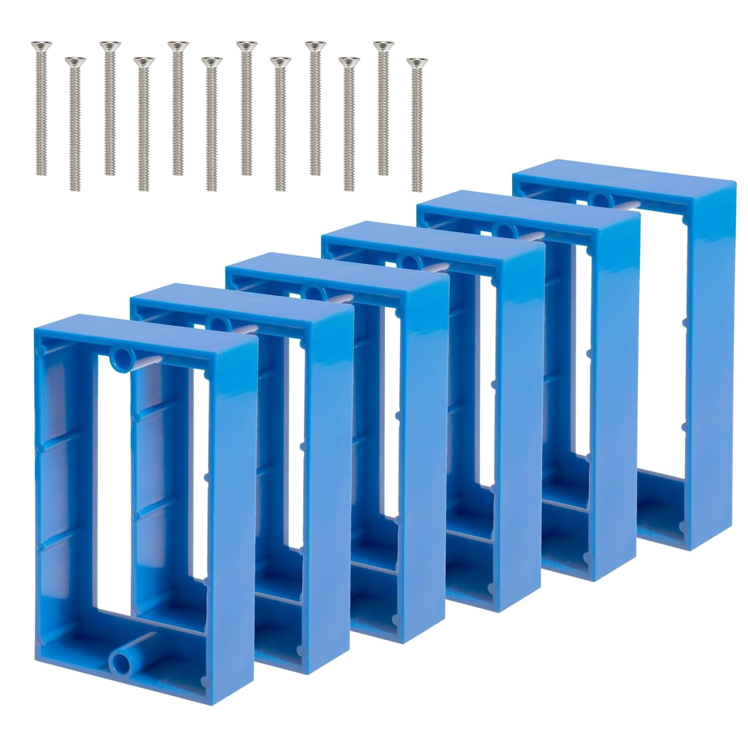 3/4Inch Single Gang Receptacle Outlet Box Extenders,Include 12Screws (6 ...