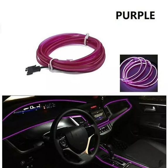 3/4M Atmosphere Lamp Light Line Diy Decorative Dash Board Console Auto ...