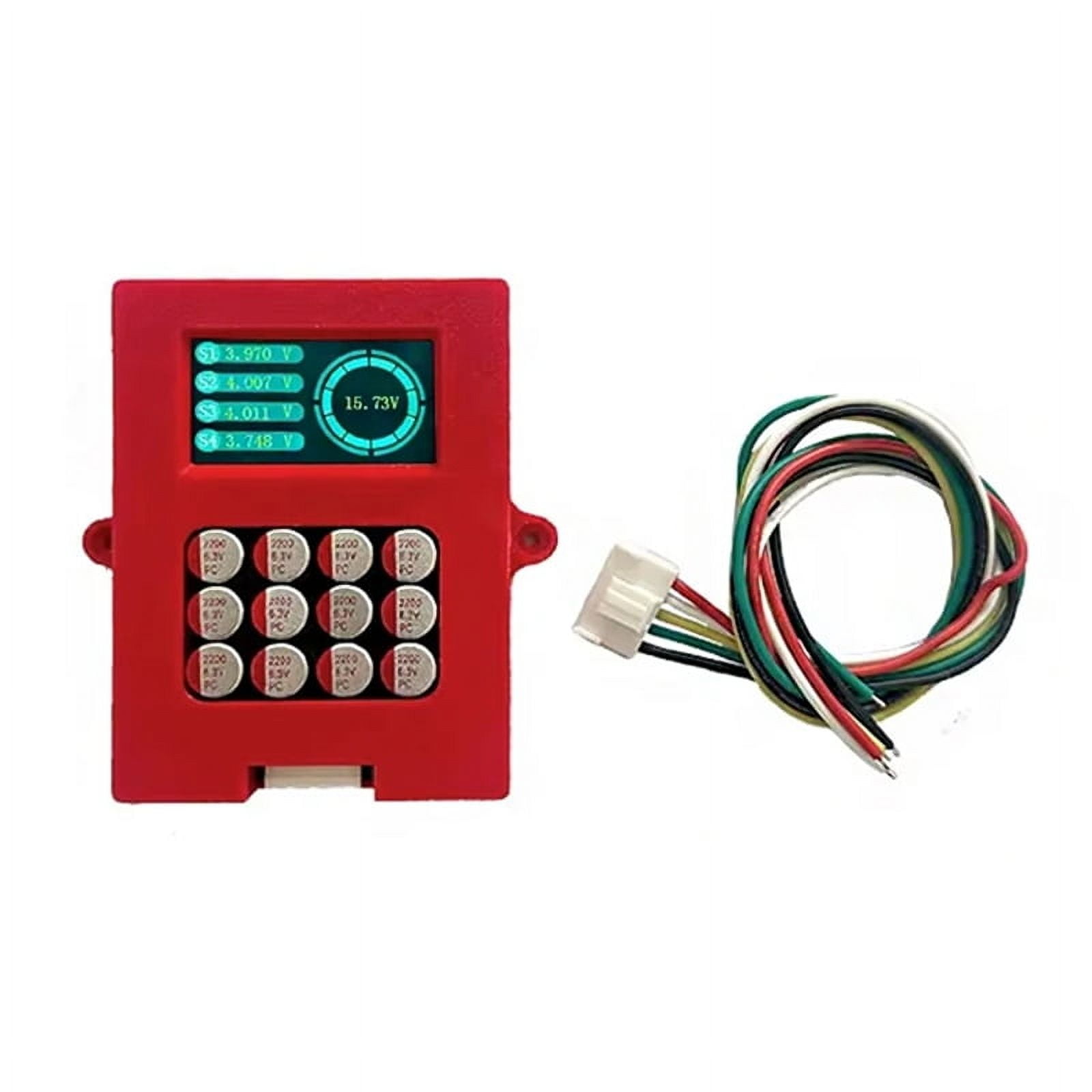 3-4S 5A Balancer with Voltage Display TFT Lipo/Lifepo4 Battery Tester ...