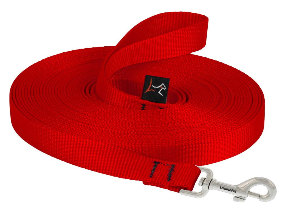 3/4in Red 30ft Dog Training Leash - Walmart.com