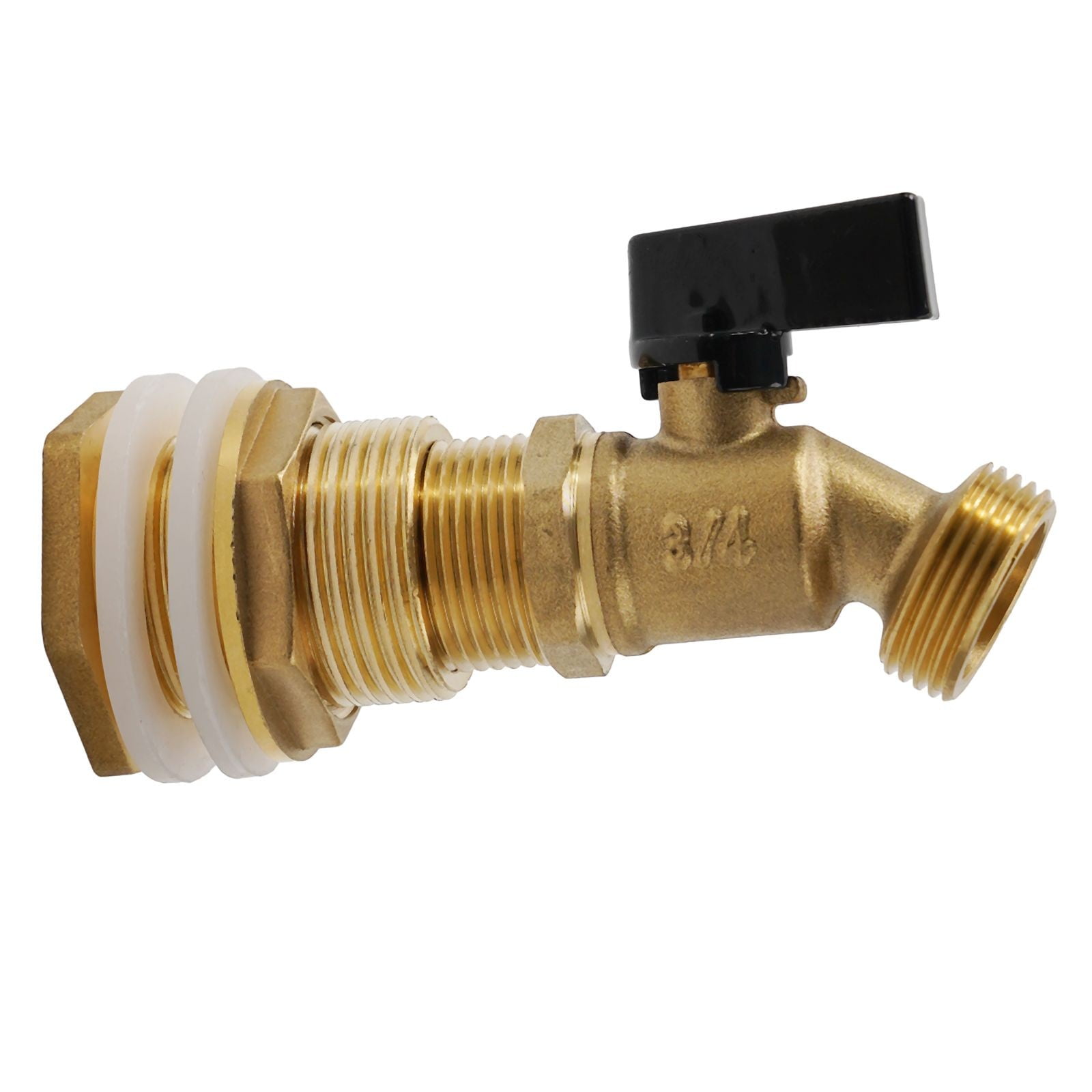 3/4inch Barrel Rain Spigot With Base Rain Barrel LF Brass Ball Vavle ...