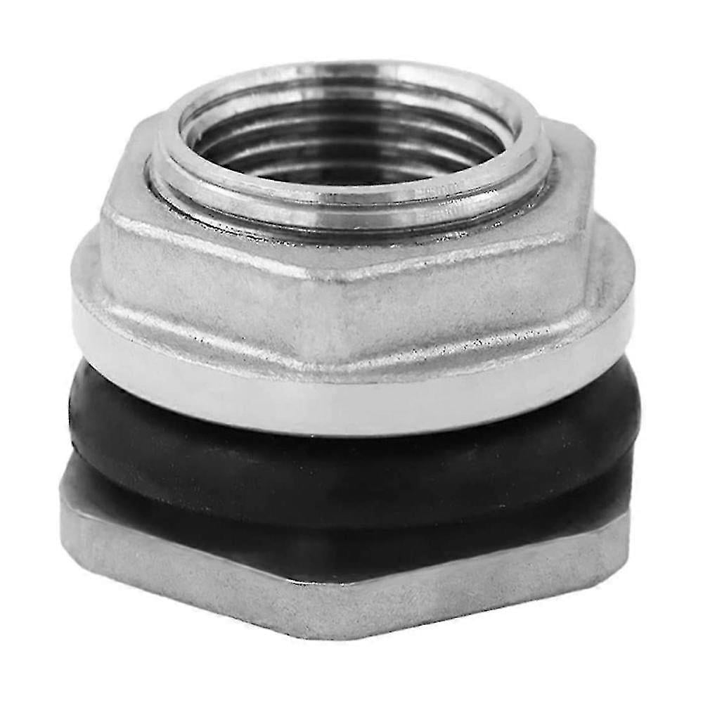 3/4inch Water Tank Connector Sus304 Stainless Steel Thru-bulk Fitting ...