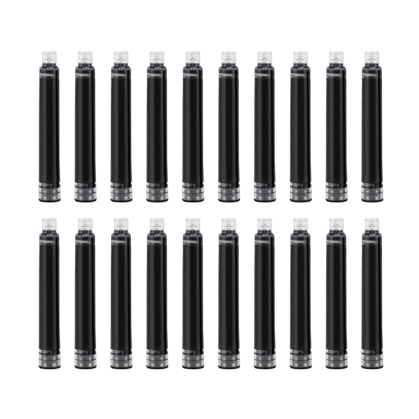 3.4mm Bore Diameter Pen Ink Refillable Black Business Pen 20 PCS ...