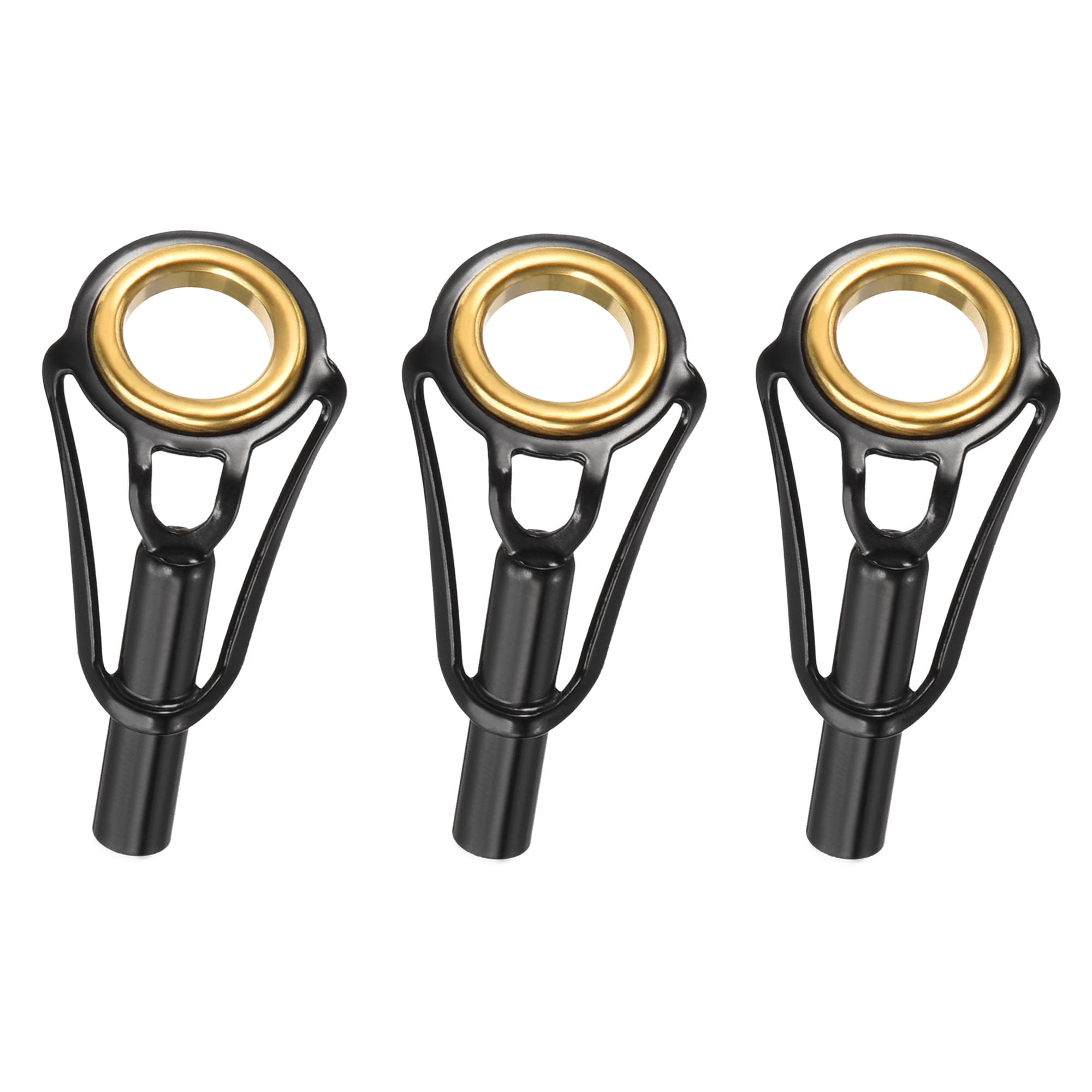 3.4mm Tube Dia Fishing Rod Tips Repair Kit Stainless Steel Ring Guide 3 ...