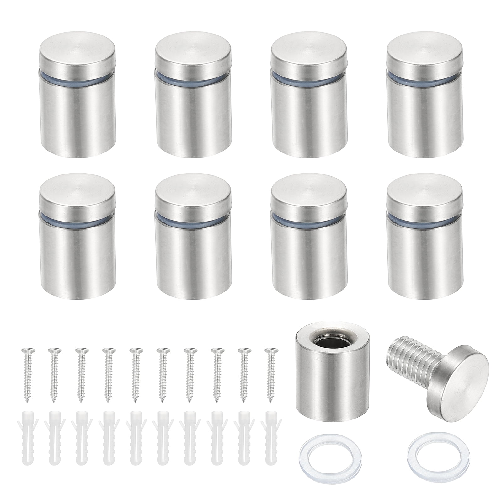 3/4x0.9" Standoff Screws, 8 Pack Stainless Steel Stand Off Wall Mounts ...