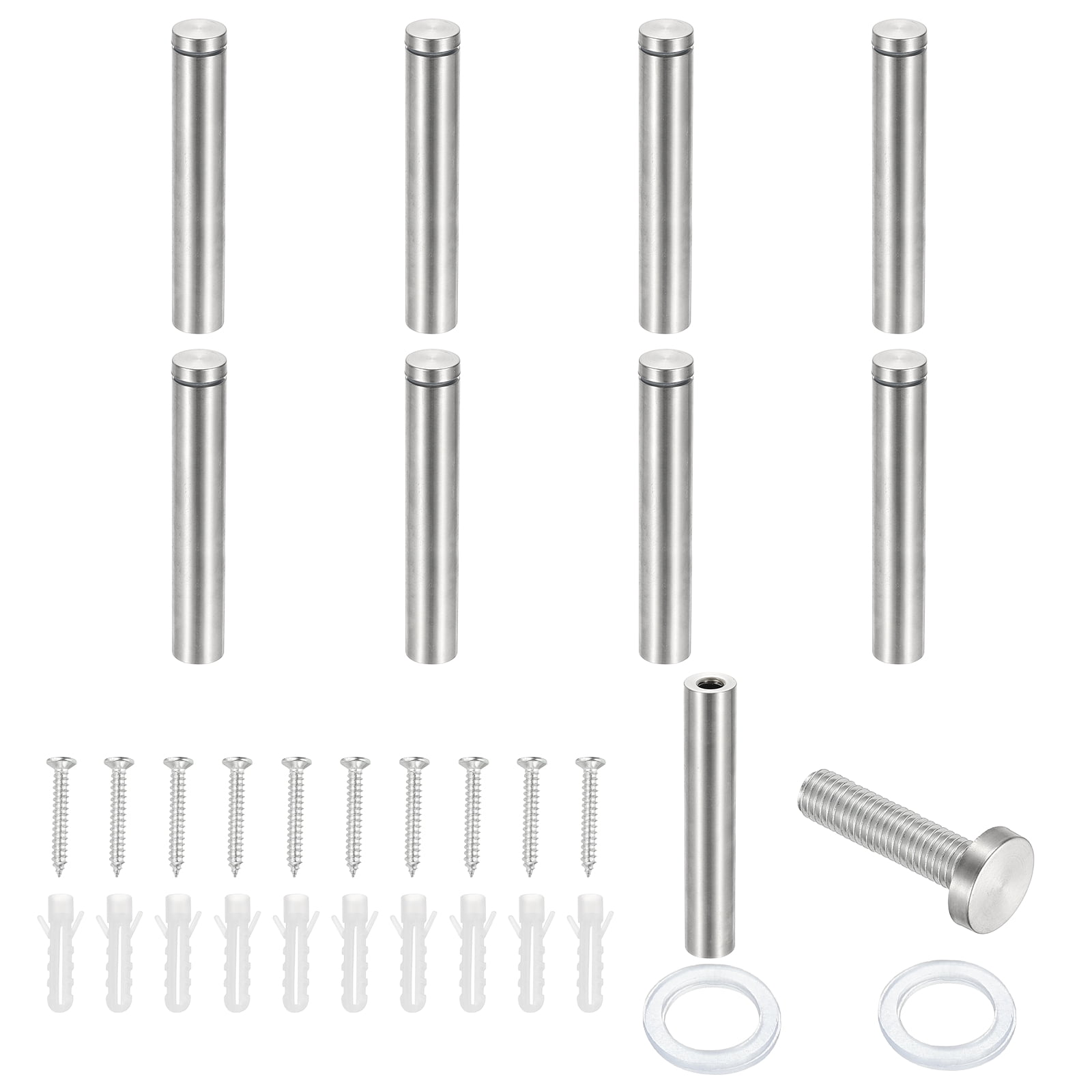 3/4x5.9" Standoff Screws, 8 Pack Stainless Steel Stand Off Wall Mounts ...