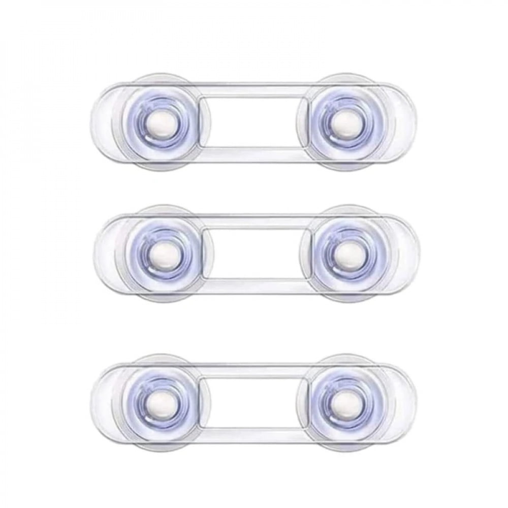 3/5/10Pcs Baby Safety Cabinet Locks & Straps Kids Plastic Drawer Locks ...