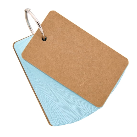 3.5*2.1N Portable Ring-Bound Flash Cards, Blank Index Cards for Study ...