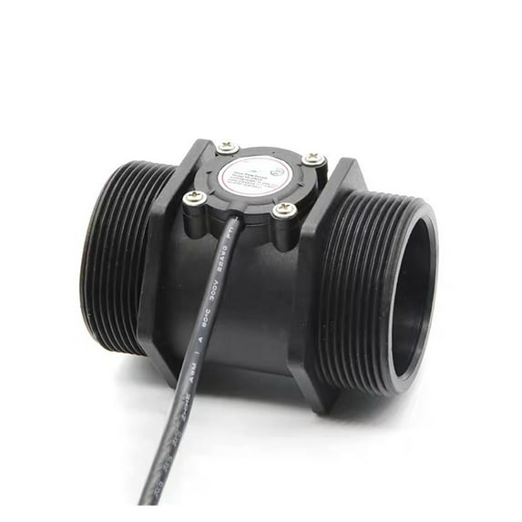 3.5-24Vdc G2" YF-DN50 Plastic Hall Turbine Water Meter NPN Pulse Output ...