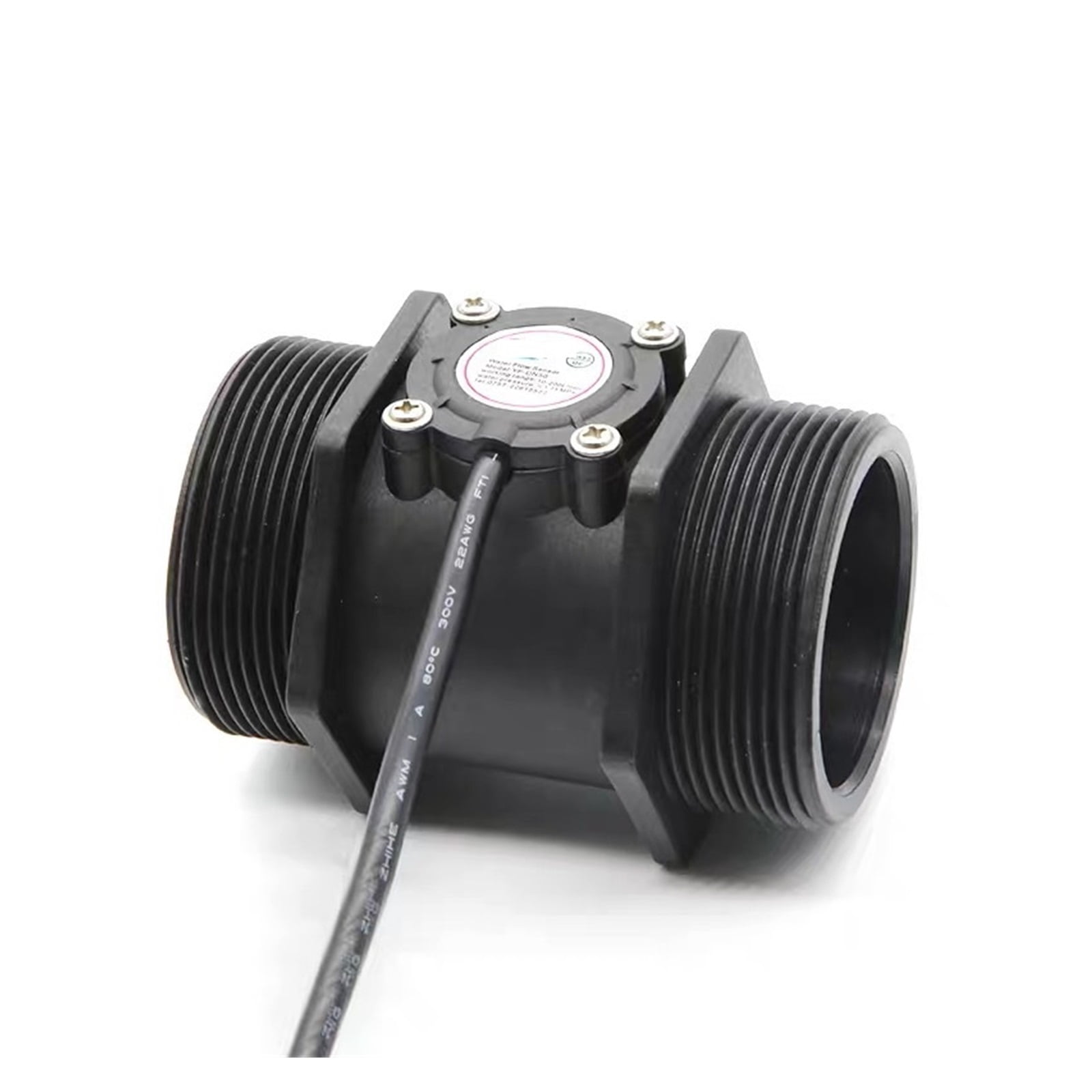 3.5-24Vdc G2" YF-DN50 Plastic Hall Turbine Water Meter NPN Pulse Output ...