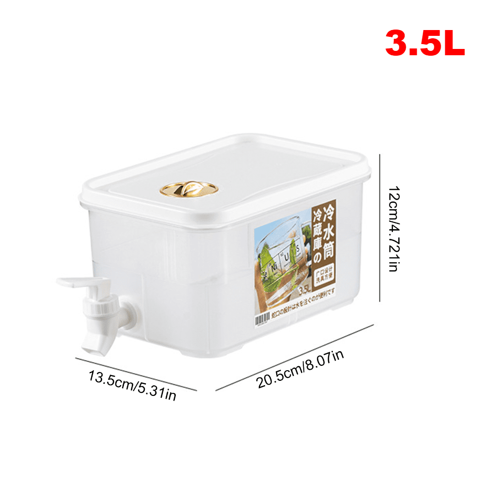 3.5/5/10L Cold Water Jug Large Capacity Cold Kettle with Faucet ...