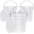 3.5–5 Gallon White Bucket with Lid | Food-Grade | 90-Mil Ultra-Durable ...