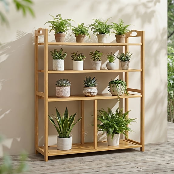 3/5/6 Tier Multi-functional Plant Stand Flower Pot Display Rack Indoor ...