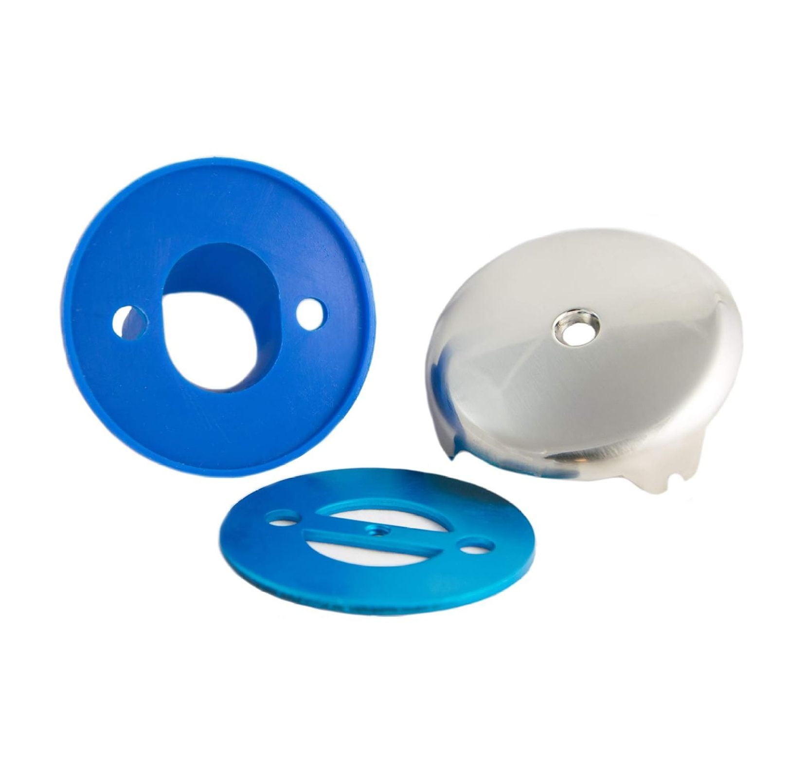 3-5/8" Big Overflow Gasket Kit with Overflow Cover for Stopping Tub ...